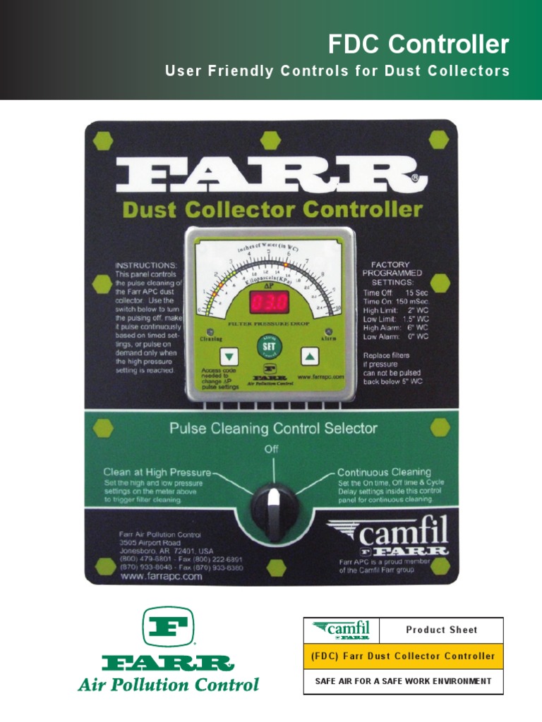 Bulletin - Dust Collector Controller | PDF