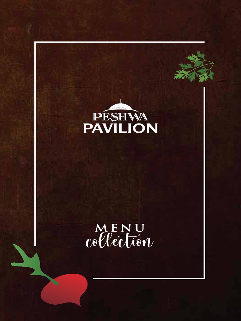 Pavilion Restaurant Menu Overview | PDF | Indian Cuisine | Hamburgers