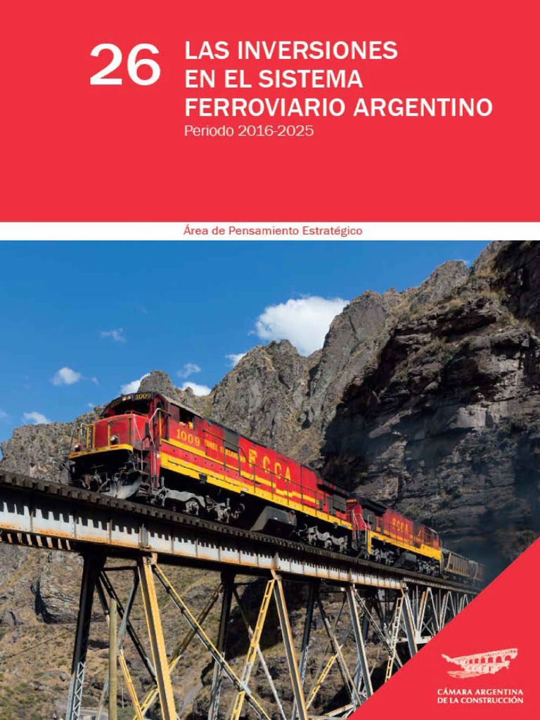 13 - Sistema Ferroviario Argentino (Dig) PDF | PDF | Transporte de tierra | Infraestructura de ...