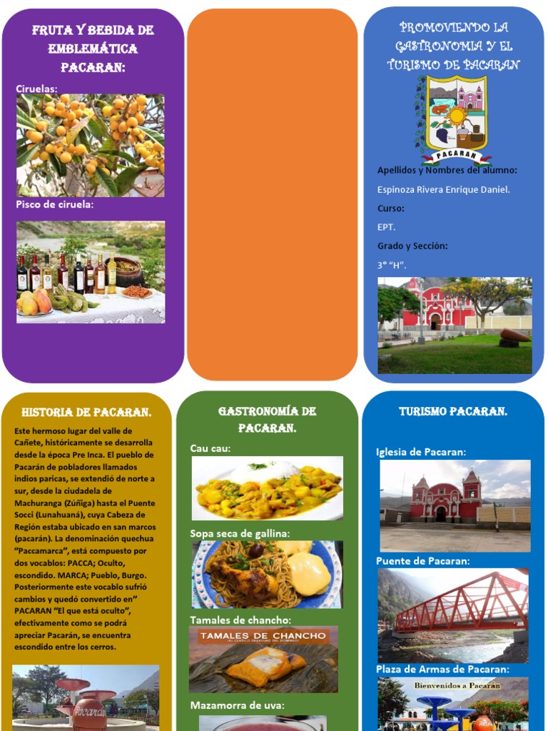 Triptico Pacaran | PDF | Historia