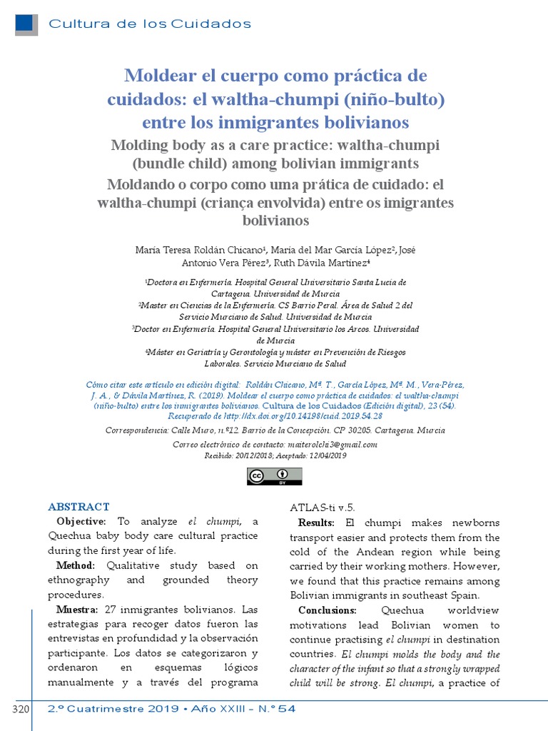 Chumpi: Práctica de cuidado en Bolivia | PDF | Bolivia | Imperio Inca