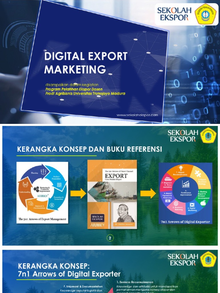 Pelatihan Ekspor Dosen - 02 Digital Export Marketing - Presentasi | PDF