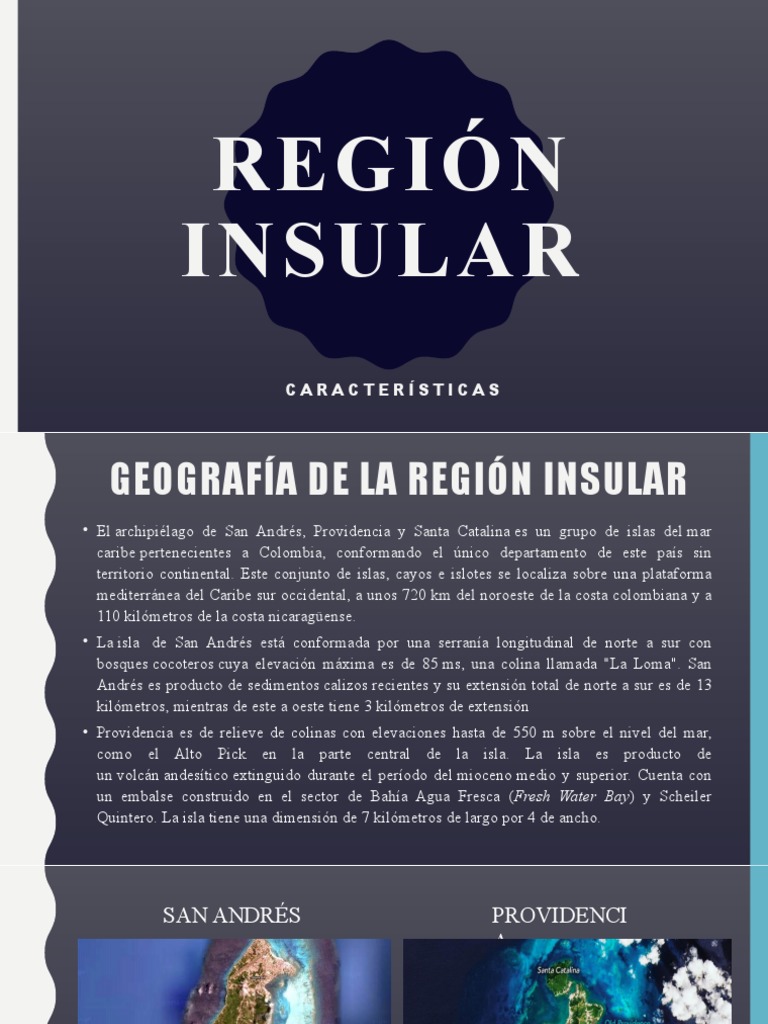 Características de la Región Insular | PDF | Los bosques | Isla