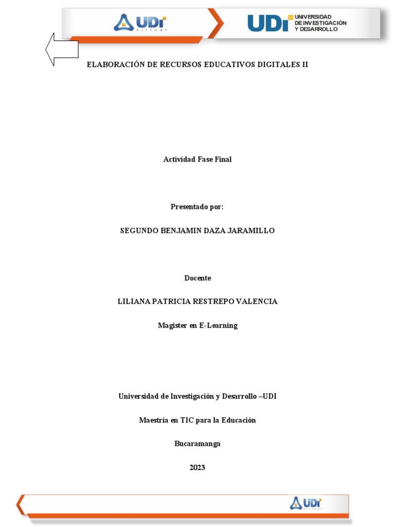 Fase Final Benjamin Daza | PDF | Informática