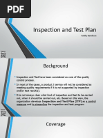 Sample Inspection and Test Plan ITP Form Template-40237 | PDF ...