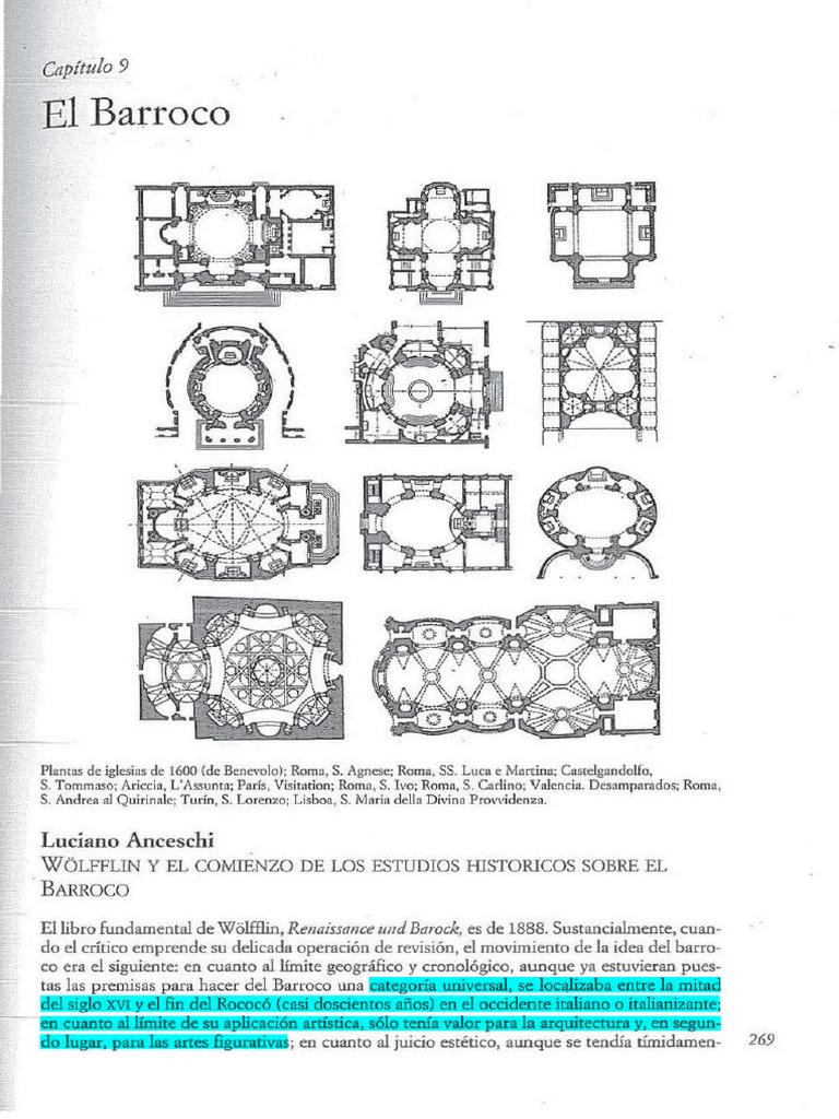 El comienzo de los estudios históricos sobre el Barroco y la visión pionera de Heinrich Wolfflin ...