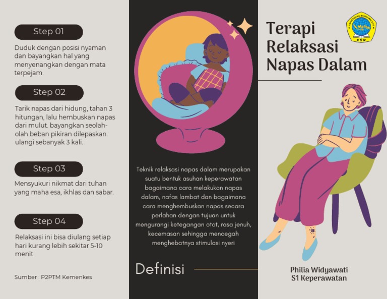 Leaflet Relaksasi Napas Dalam | PDF
