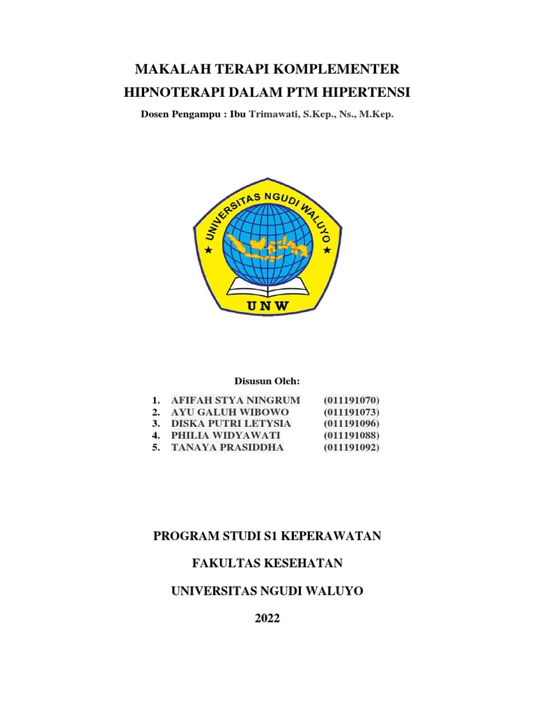 Makalah Terapi Komplementer | PDF