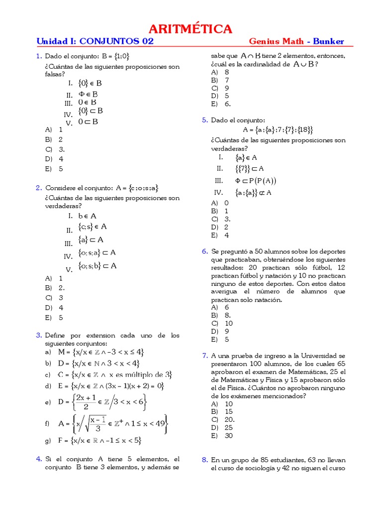 Conjuntos 02 - Centeno | PDF | Lógica | Lógica matemática