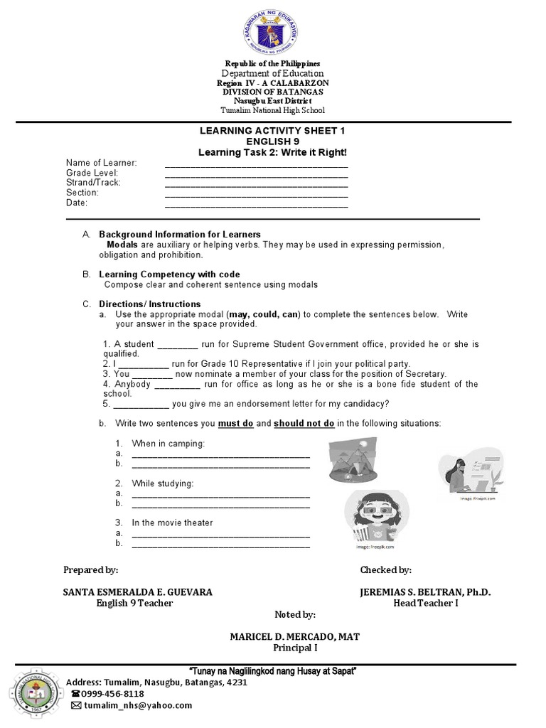 Activity-Sheet-Melc 1 | PDF | Learning | English Language