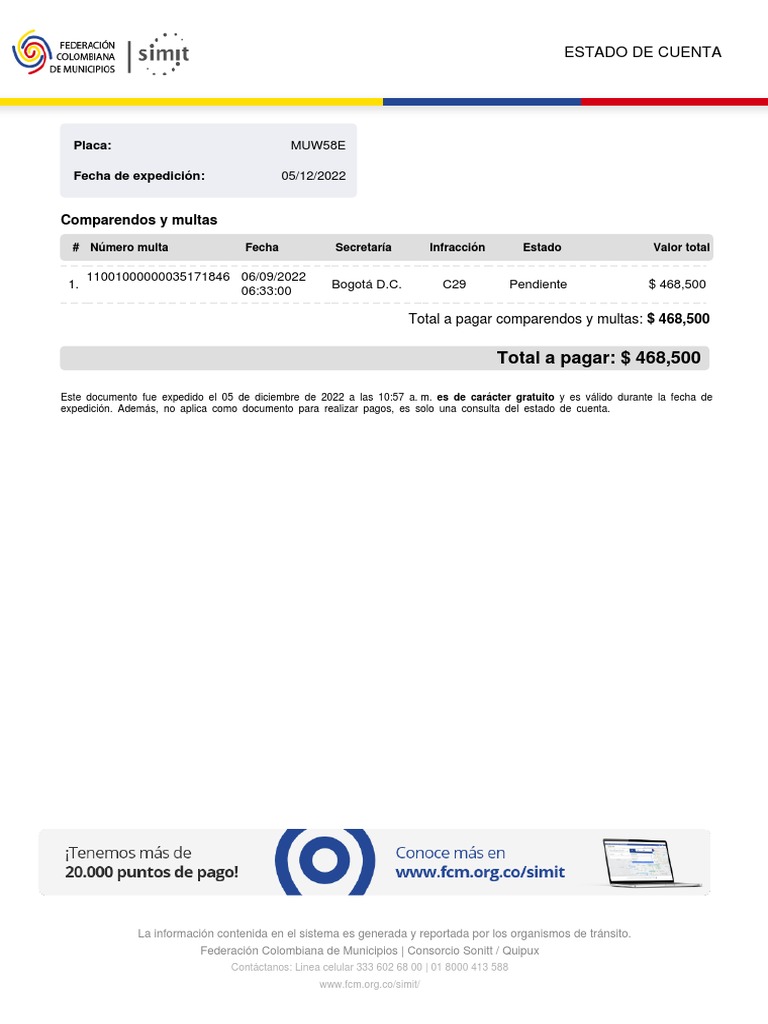 Estado de Cuenta PDF | PDF