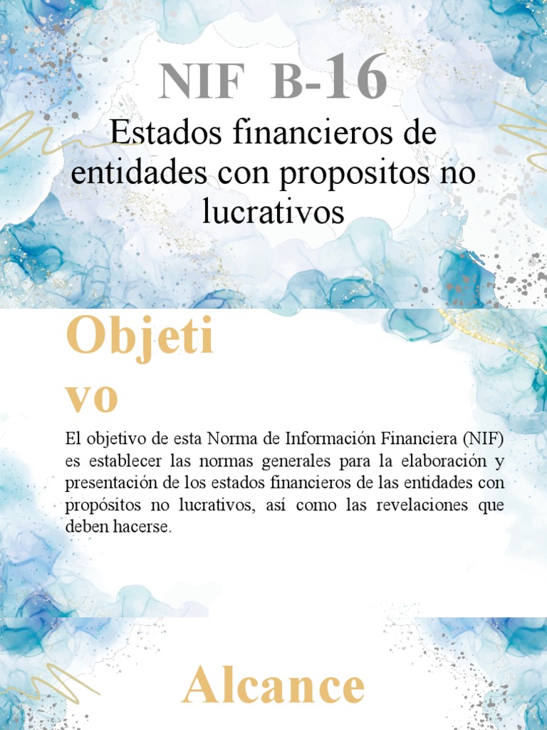 Nif B-16 | PDF | Contabilidad | Estado financiero