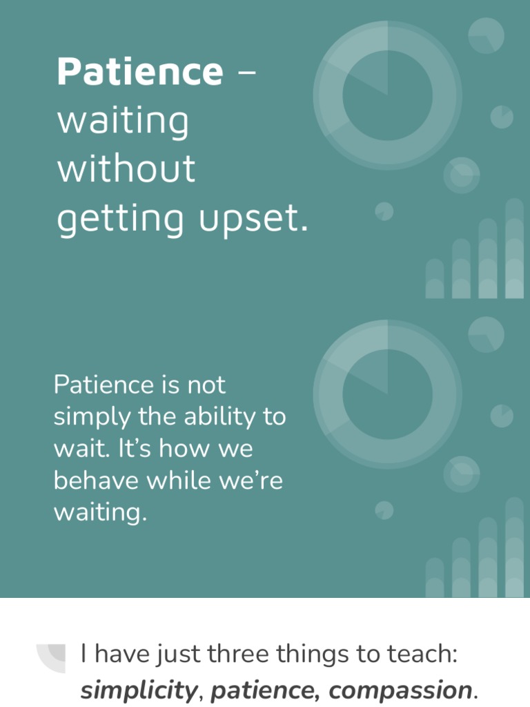 Patience Lesson For Primary School | PDF