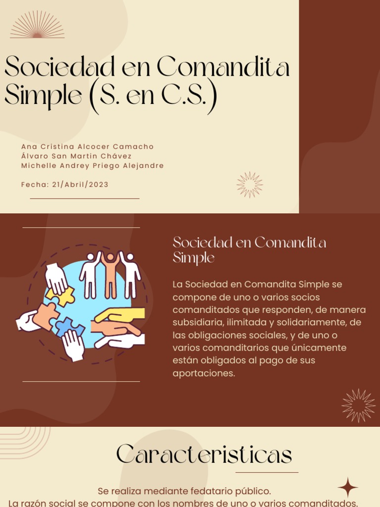 Sociedad en Comandita Simple | PDF | Finanzas y dinero