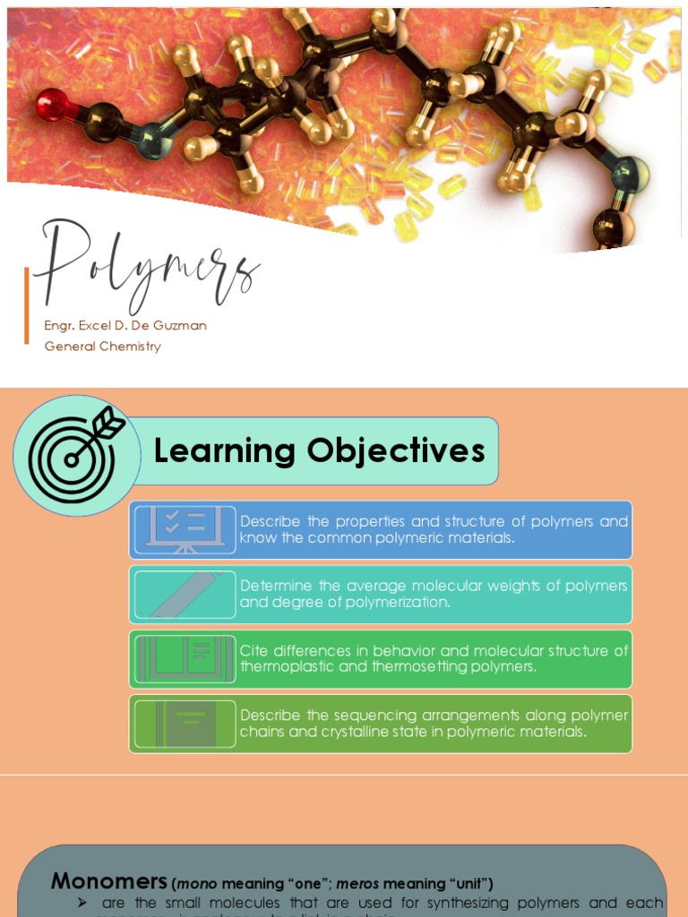 Lecture 9 - Polymers PDF | PDF | Polymers | Polyethylene