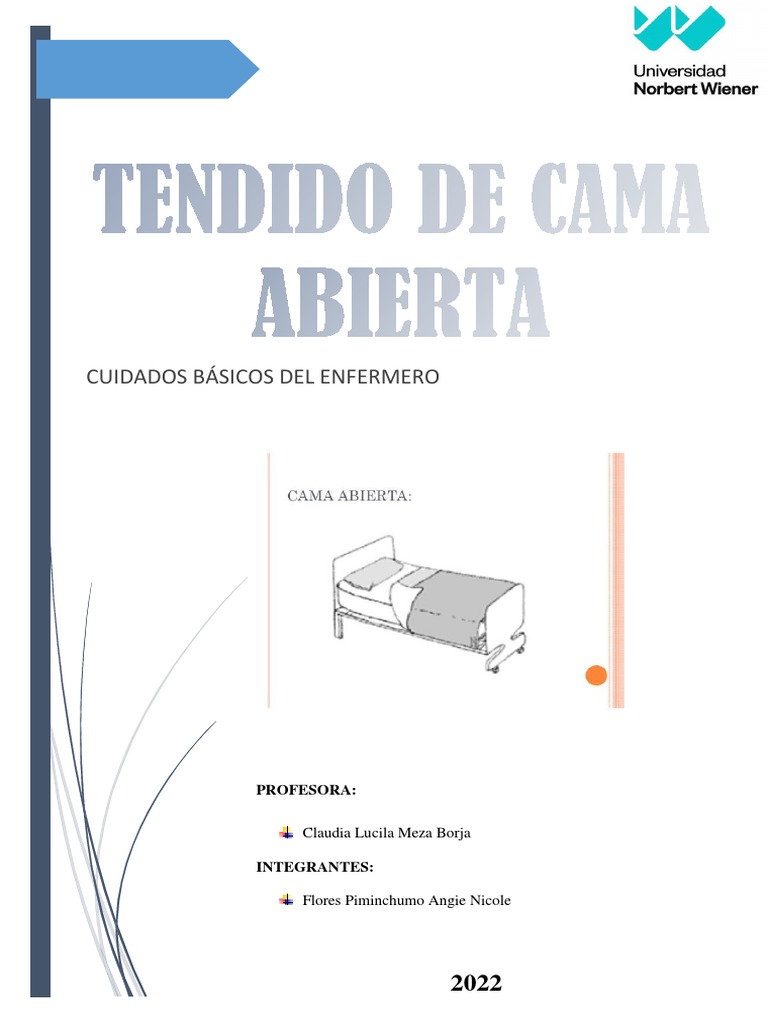 Tendido de La Cama Abierta | PDF | Salud y bienestar