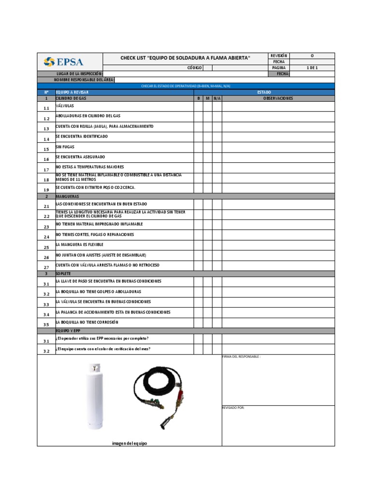 Check List | PDF | Ingeniería mecánica