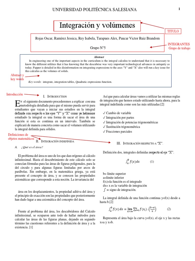 Formato Documento E-Portafolio | PDF | Integral | Matemáticas