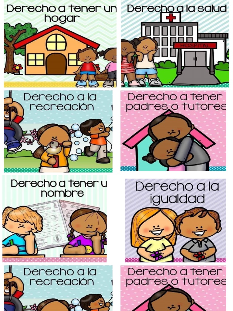 Derechos de Los Niños Memorama | PDF
