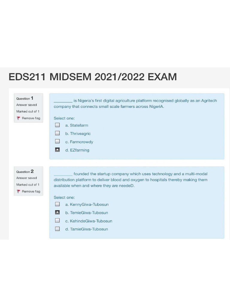 Eds Midsem 2021-2022 | PDF Eds Midsem 2021-2022 | PDF