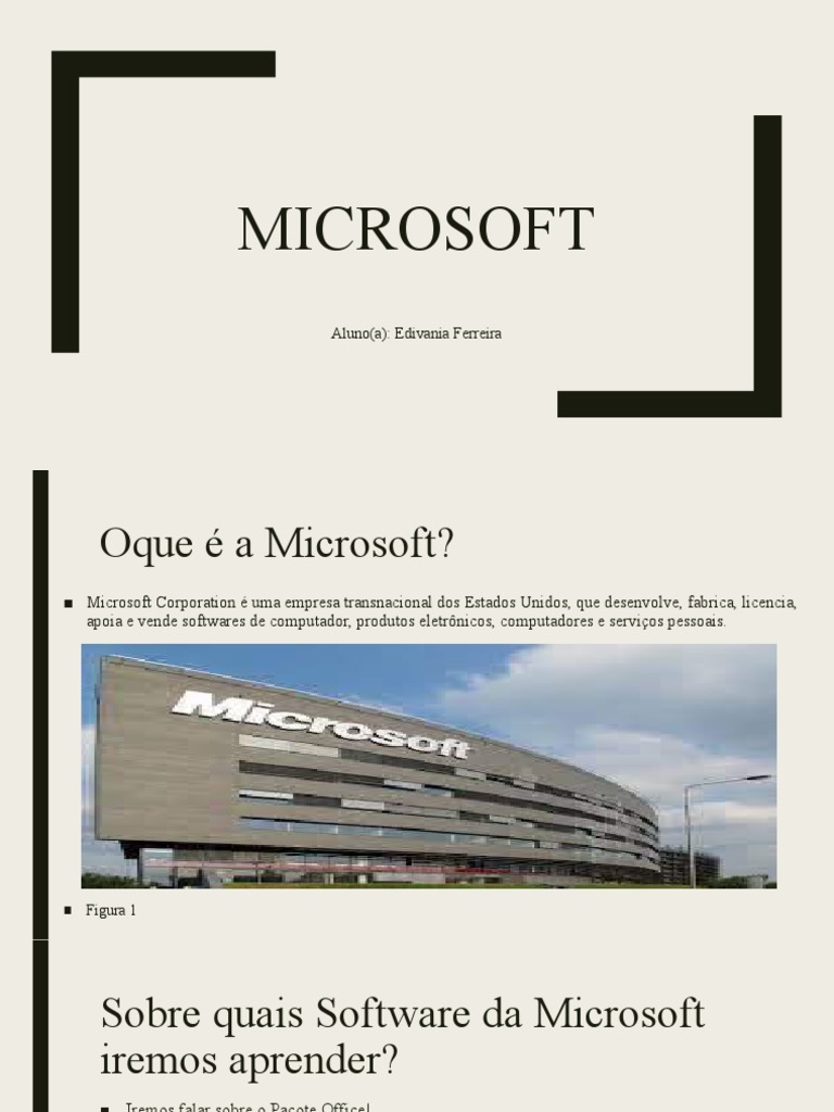 Aula 2 - Microsoft | Download grátis PDF | Microsoft | Microsoft Office