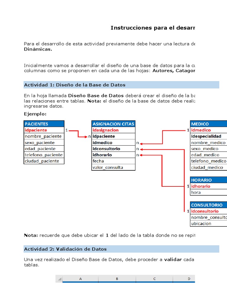 Anexo 1 - Insumos - Tarea 3 - Excel Avanzado | PDF | Bases de datos | Gestión de tecnología de ...