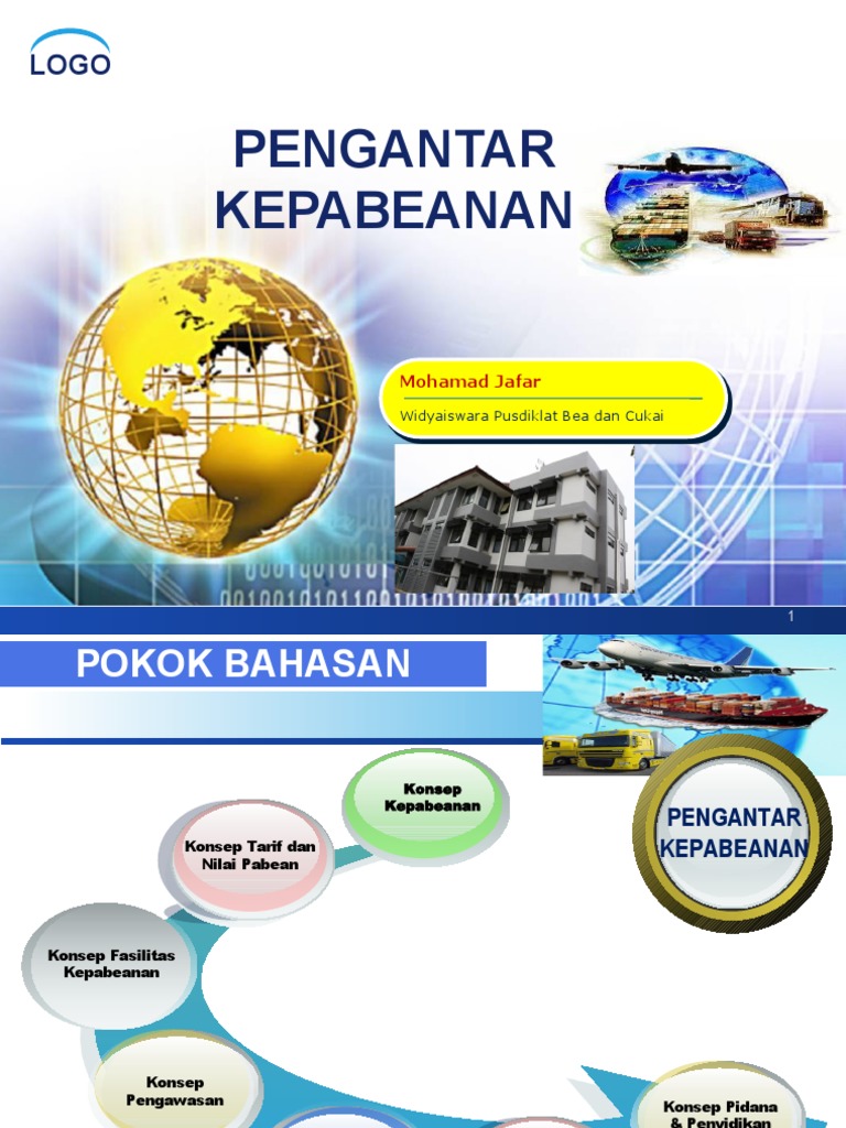 Pertemuan 1 Dan 2 Konsep Kepabeanan PDF | PDF