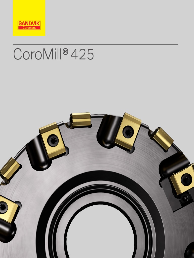 CoroMill 425 92023 | PDF | Screw | Mechanical Engineering