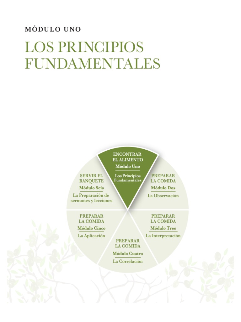 Moìdulo 1 Principios Fundamentales | PDF | Biblia | Cristo (título)