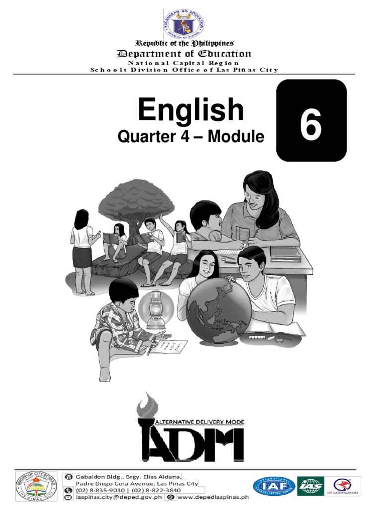 Q4 GR6 Week 1-4 PDF | PDF | Grammatical Number | Adverb