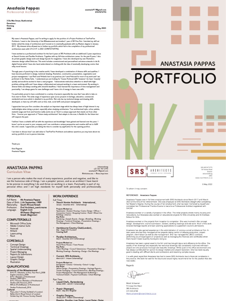Anastasia Pappas - Resume & Portfolio | PDF | Malnutrition