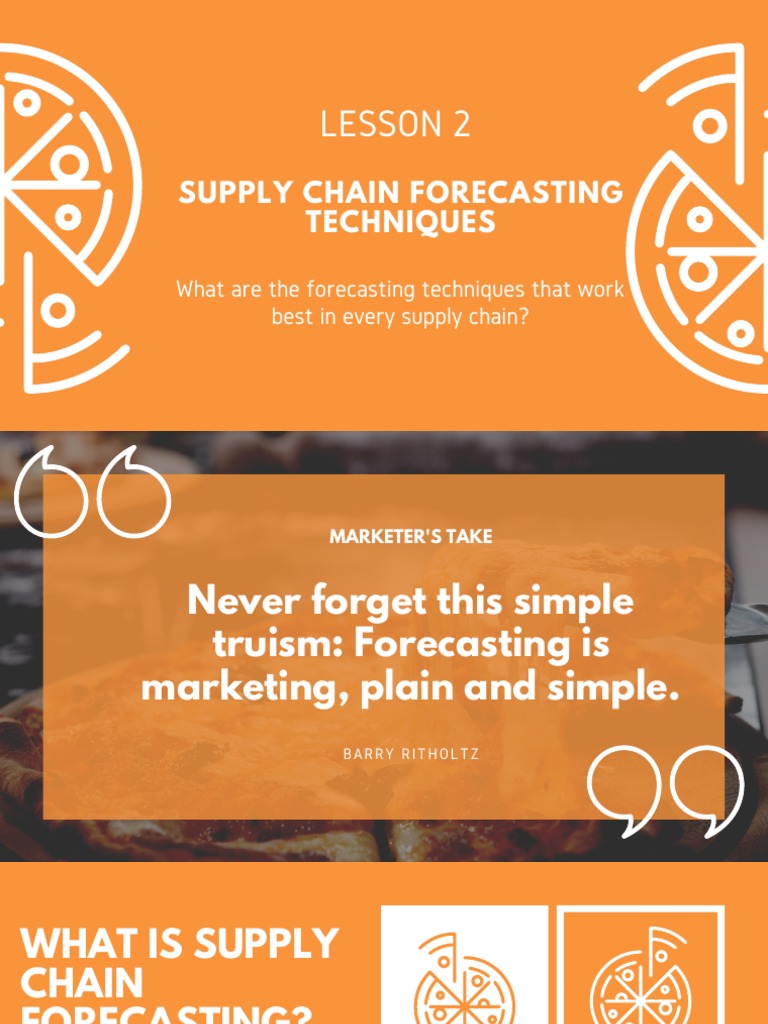 Understanding Supply Chain Forecasting Techniques: An Overview of ... Understanding Supply Chain Forecasting Techniques: An Overview of ...