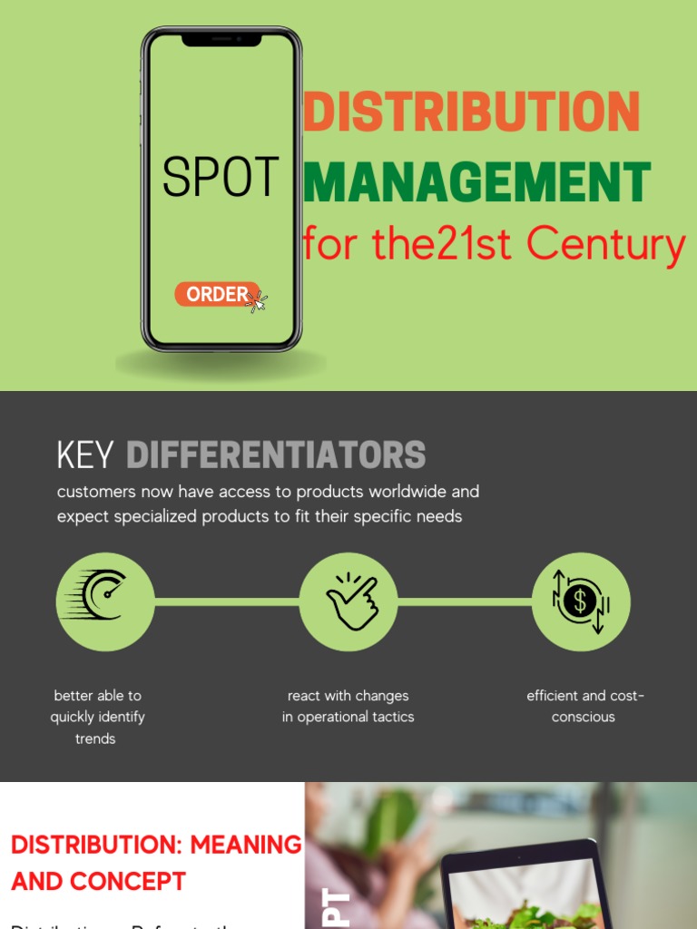 Distribution Management in 21st Century | PDF | Marketing | Service ...