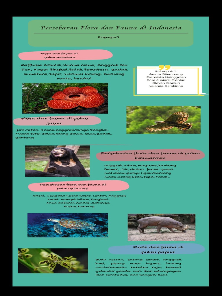 Poster - Kelompok 1 - Biogeografi | PDF