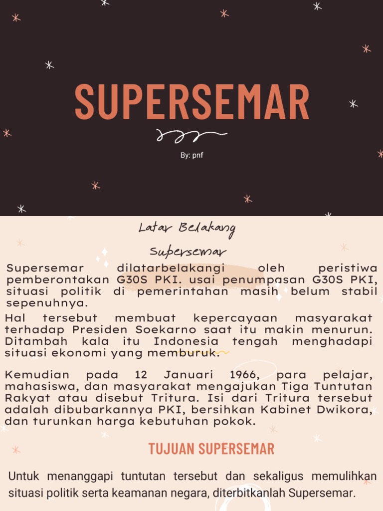 Supersemar Materi | PDF