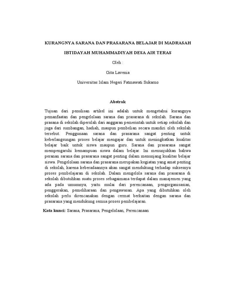 DRAFT-ARTIKEL Gita Lavenia | PDF