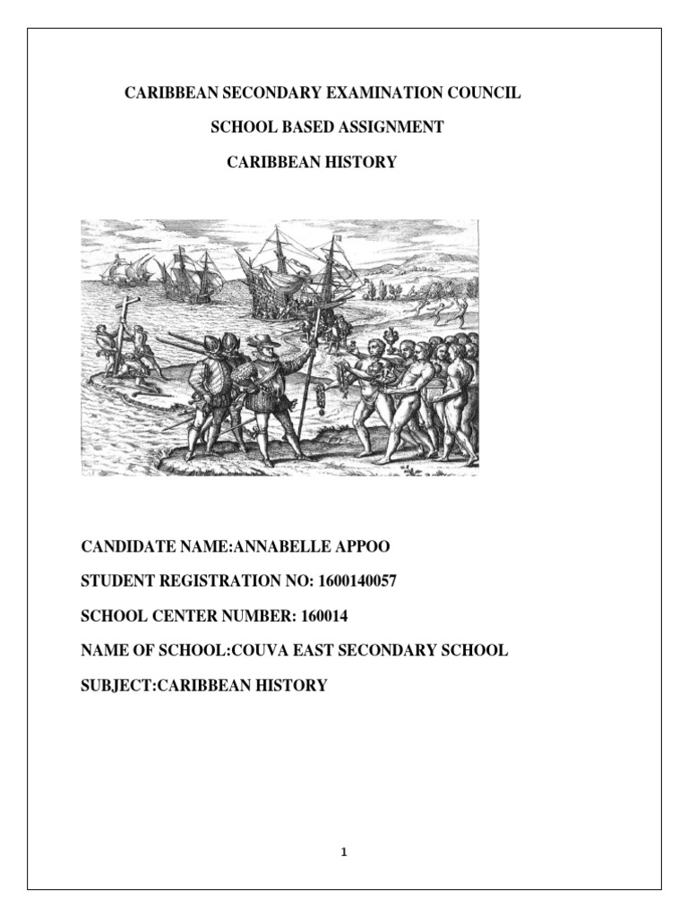 Taino Decline Post-Columbus Arrival | PDF | Christopher Columbus ...
