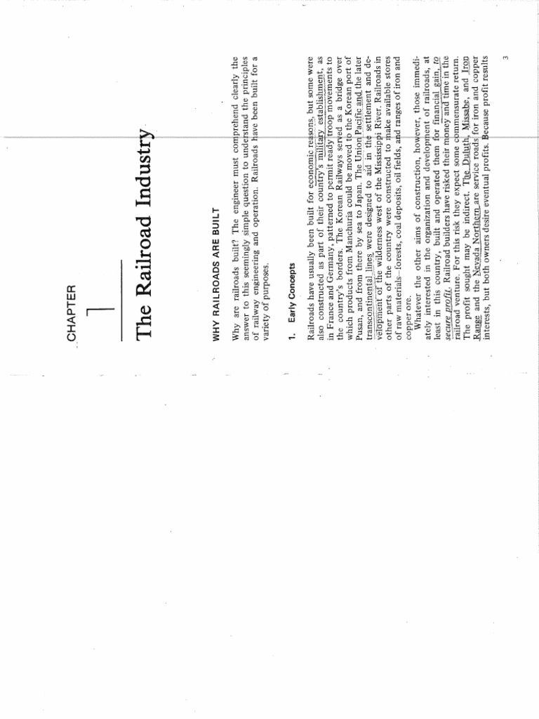 Rail Design Chapter 1-3 | PDF