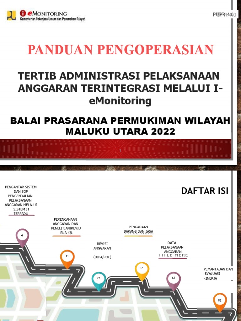 Buku Panduan Pengoperasian Tertib Administrasi Anggaran Melalui I-Emon | PDF | Teknologi & Rekayasa