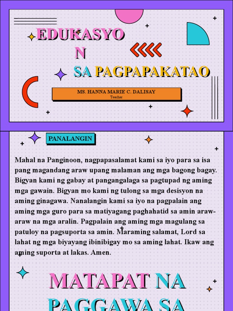 Q1-ESP-WEEK 4-SY22-23 (Autosaved) | PDF