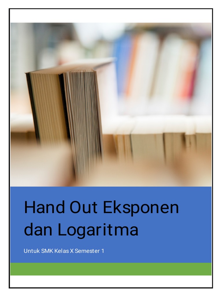 Eksponen Dan Logaritma (Modul) | PDF