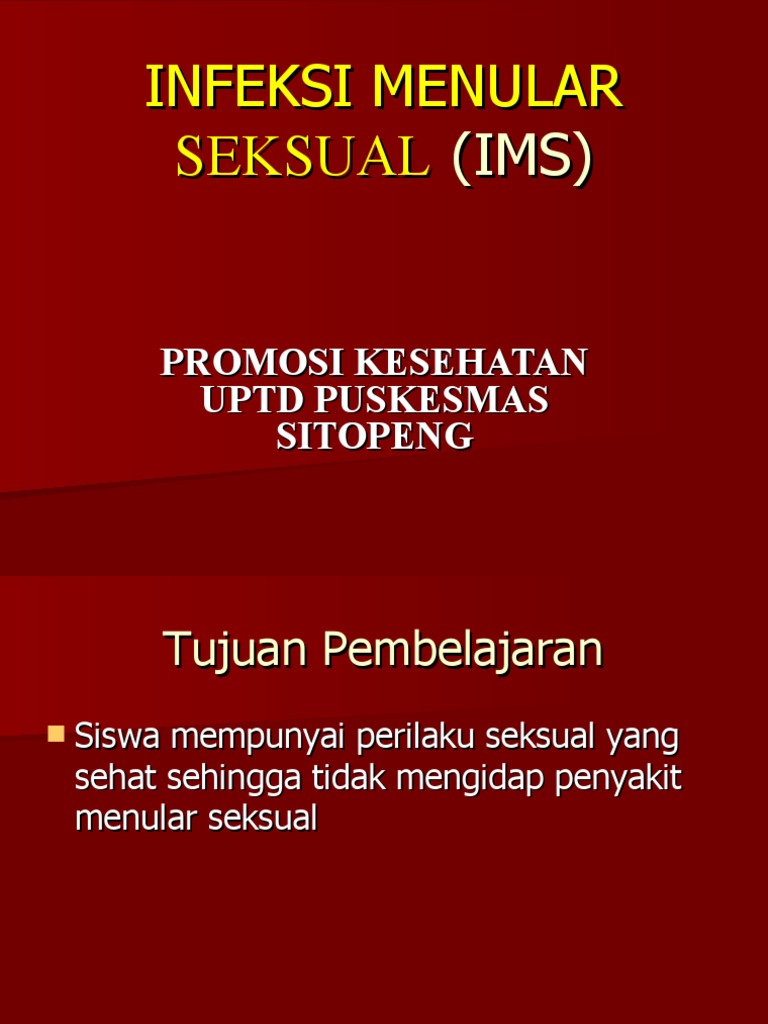 Infeksi Menular Seksual Ims | PDF