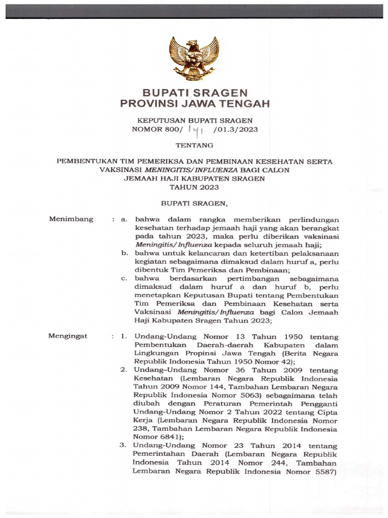 SK Tim Haji 2023 | PDF