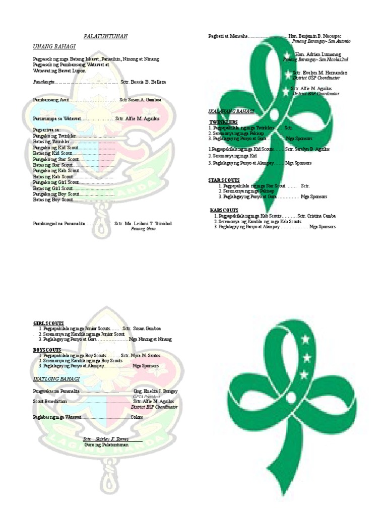 BSP GSP School Prog | PDF