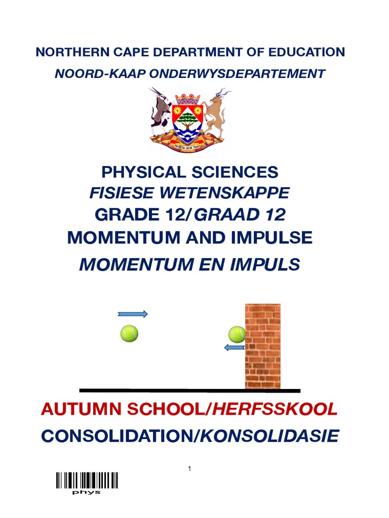 Momentum and Impulse Memo PDF | PDF