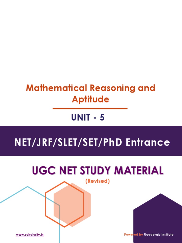 Unit 5 - Mathematical Reasoning and Aptitude | PDF | Stepfamily | Ratio