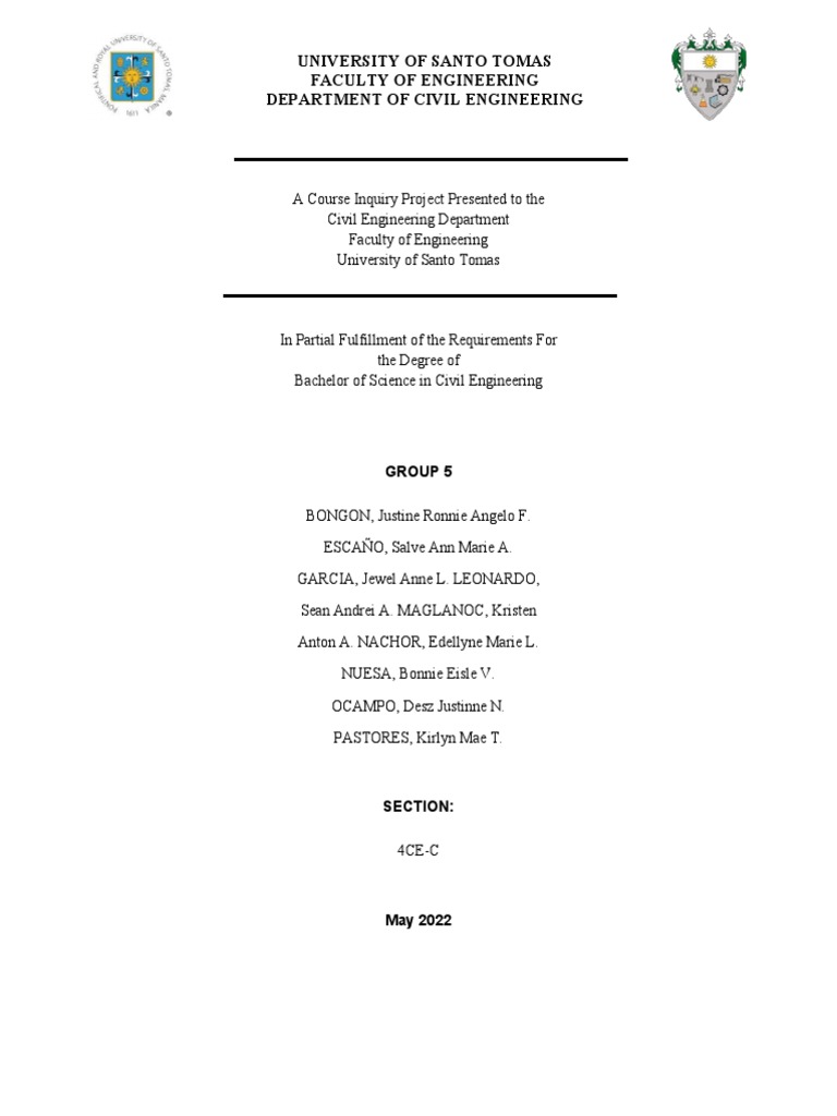 Assessing the Feasibility of a Multi-Purpose Dam and Reservoir Project in Barangay Calawis ...