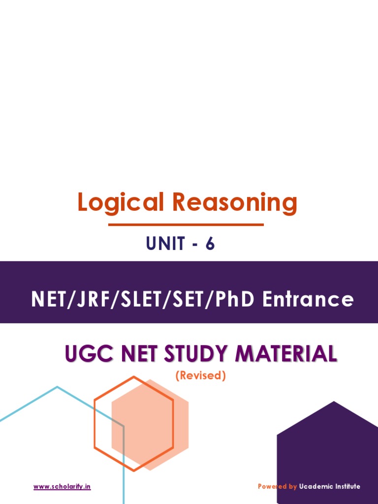 Unit 6 - Logical Reasoning | PDF | Argument | Inductive Reasoning