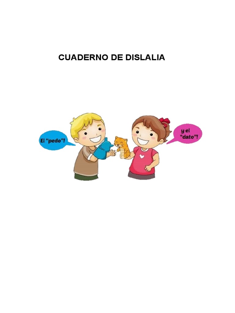 Cuaderno de Dislalia | PDF | Boca | Sonido