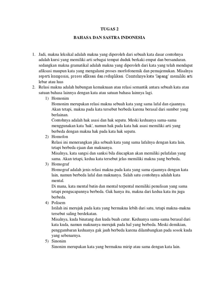 Tugas 2 PDF | PDF | Filsafat | Seni & Disiplin Bahasa